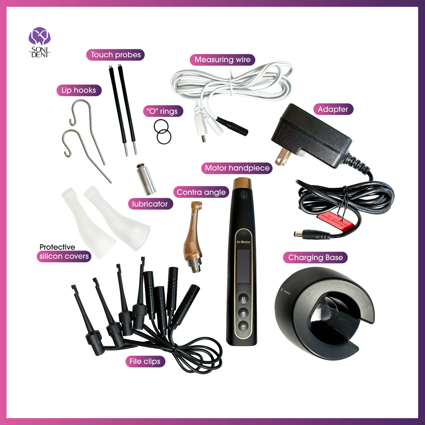 Woodpecker / DTE Dr Yoshi Ai-Motor- Brushless Endo Motor – SoniDent